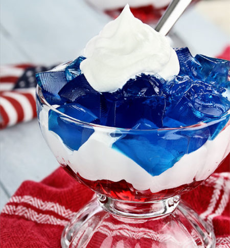 Red White and Blue Parfait Recipe - Winky Desserts